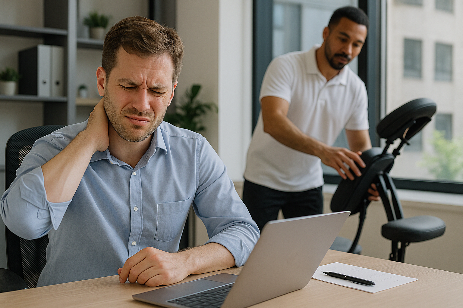Massage for Desk Workers in Nashville – Relieve Tension & Improve Posture