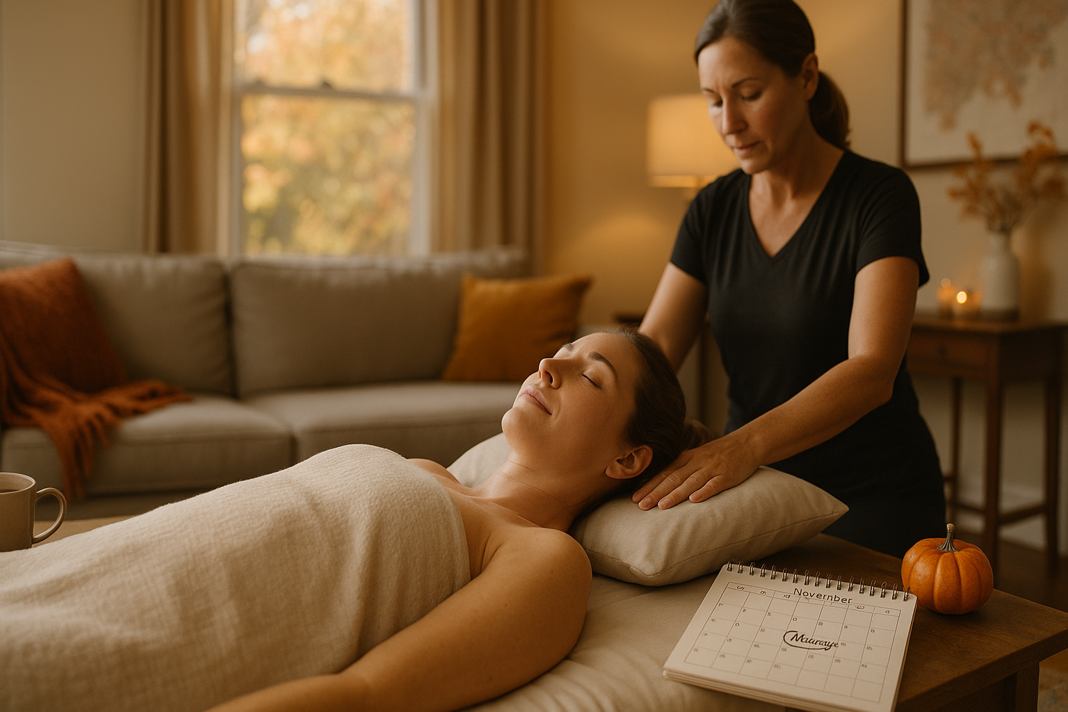 Why Fall Is the Best Time to Start Monthly Massage